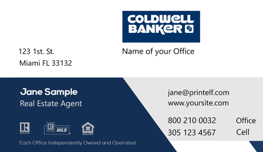 Coldwell Banker business cards - Free designs