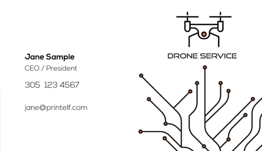 Drone business cards - Free templates and designs