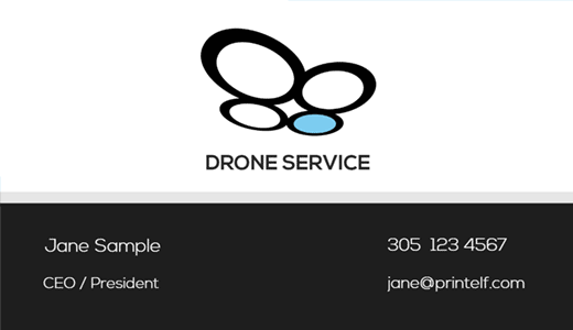 Drone business cards - Free templates and designs